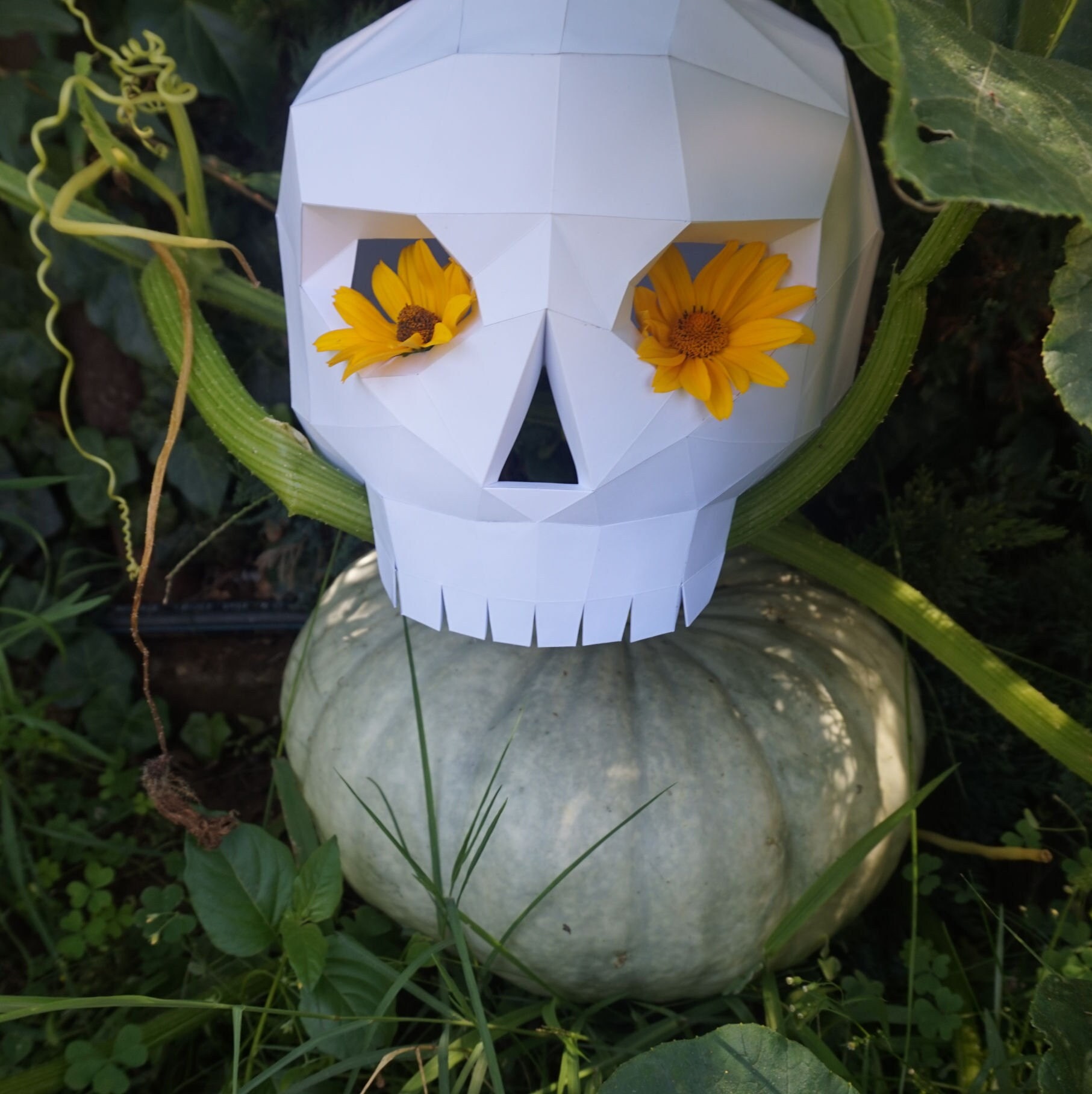 3D Human Skull Mask Papercraft Helmet | Etsy