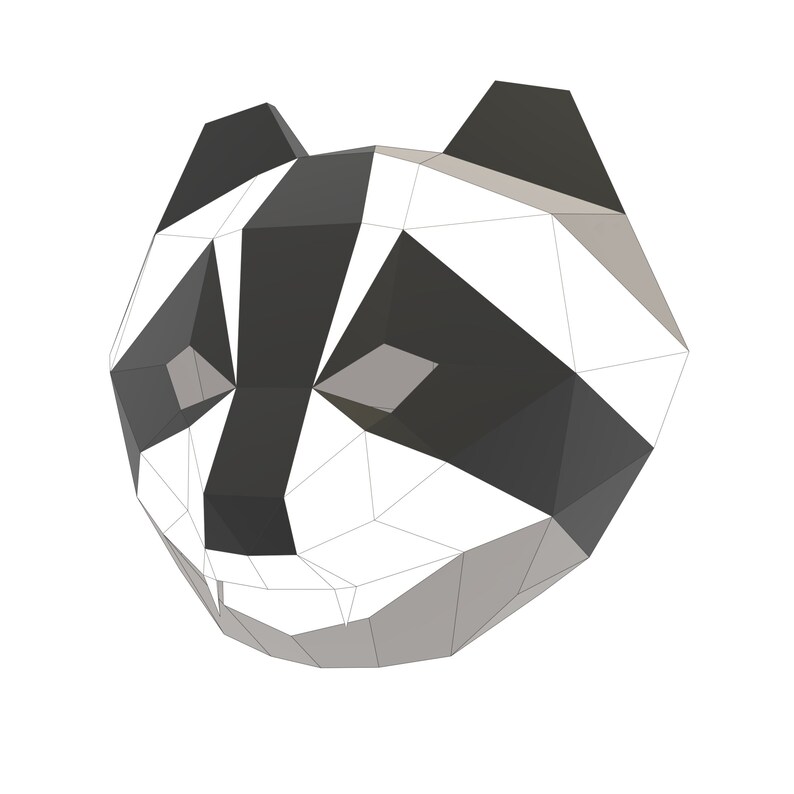 Raccoon Papercraft Mask - Etsy