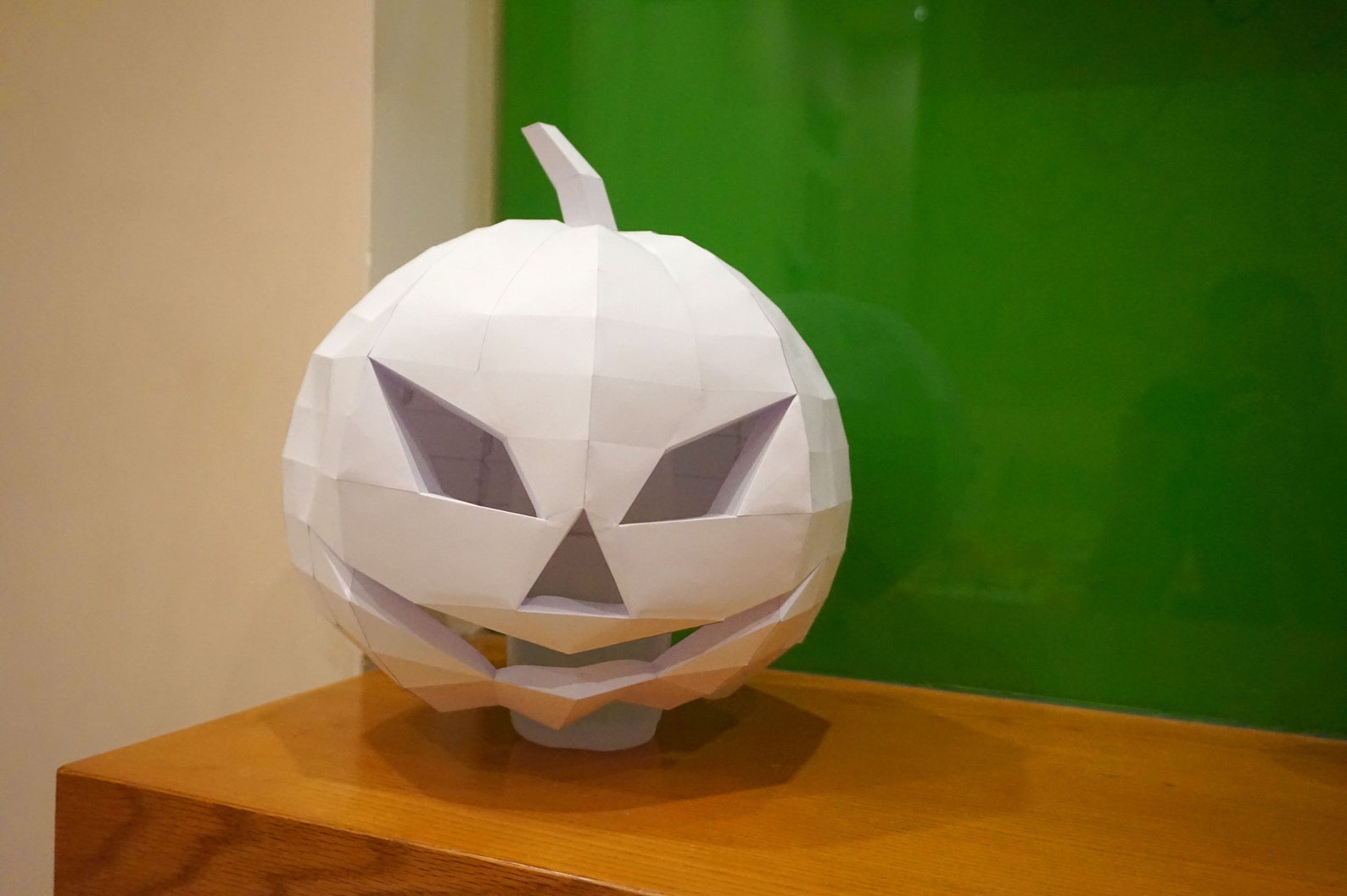 3D Halloween Pumpkin Head Mask Papercraft - Etsy