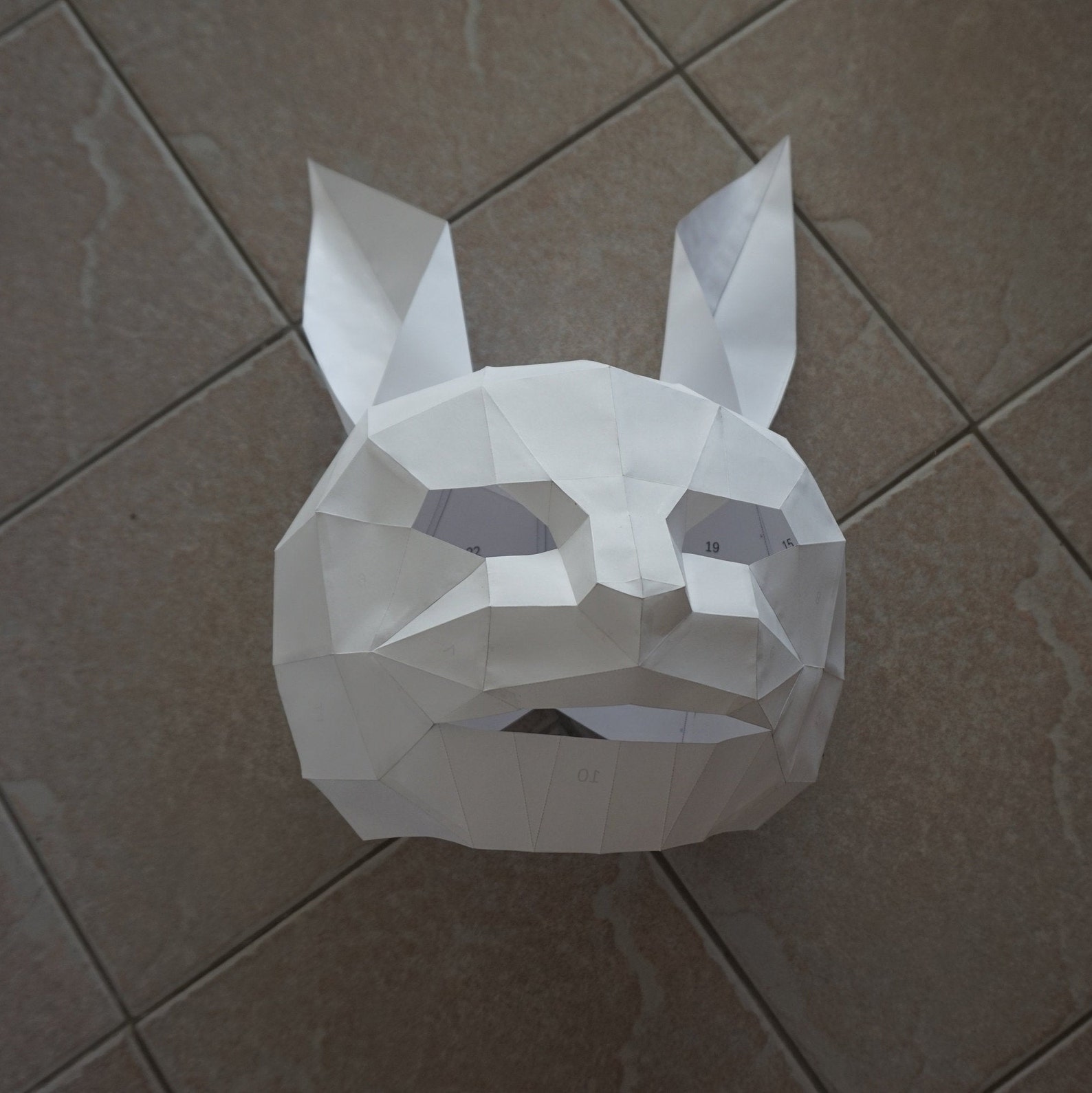 Easter Bunny Rabbit Head Mask Papercraft - Etsy Canada
