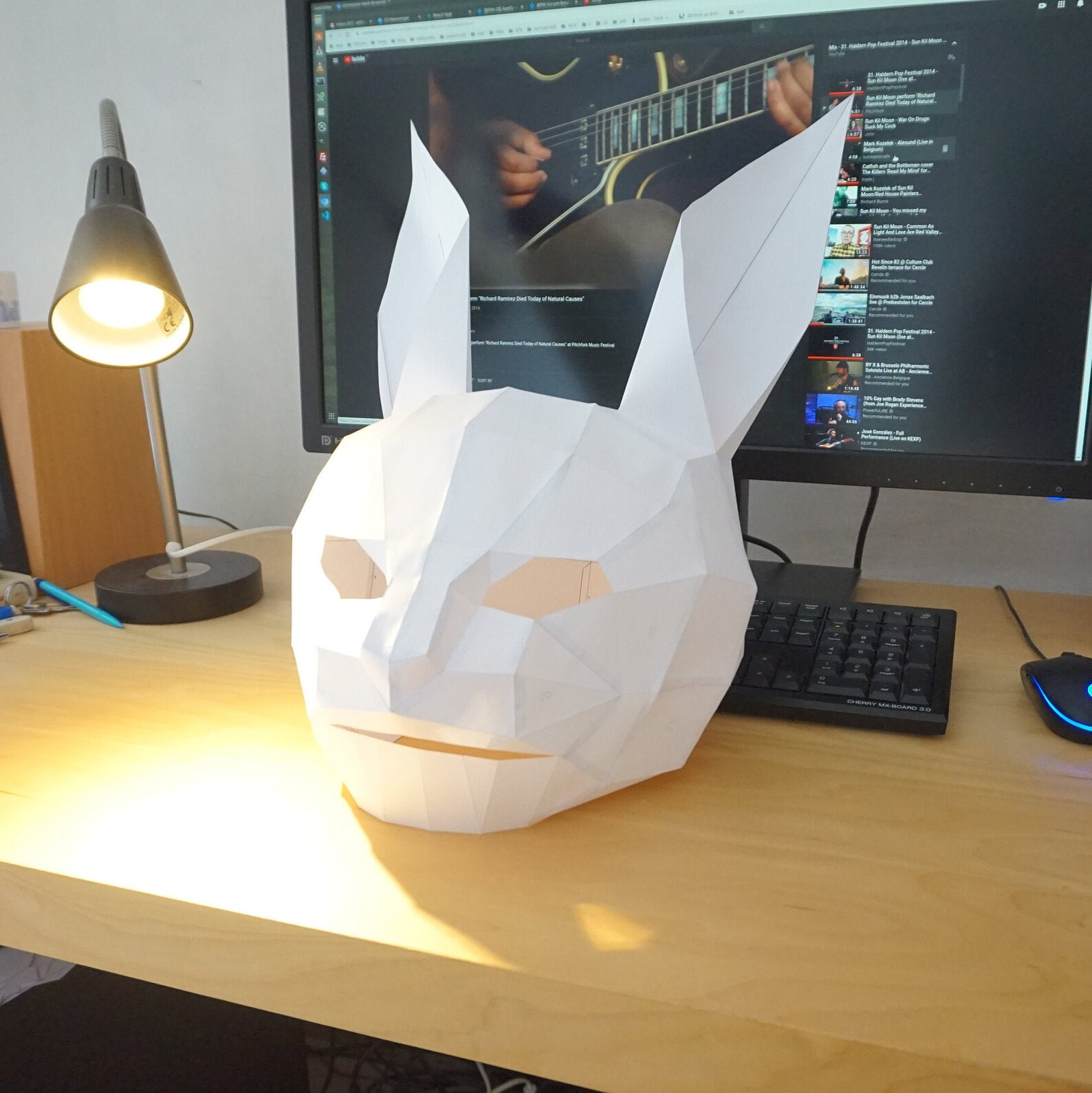 Easter Bunny Rabbit Head Mask Papercraft - Etsy Canada