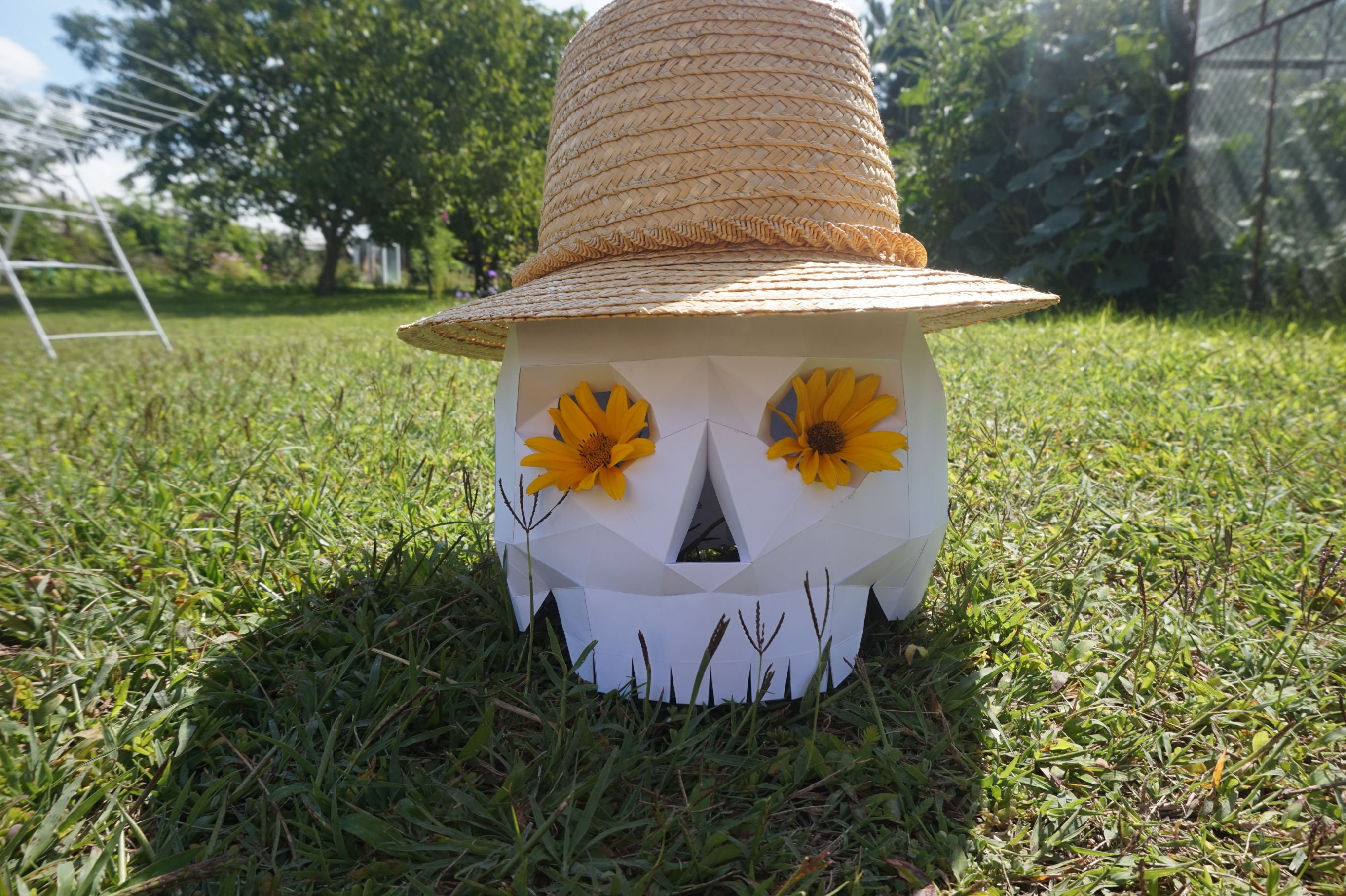 3D Human Skull Mask Papercraft Helmet | Etsy