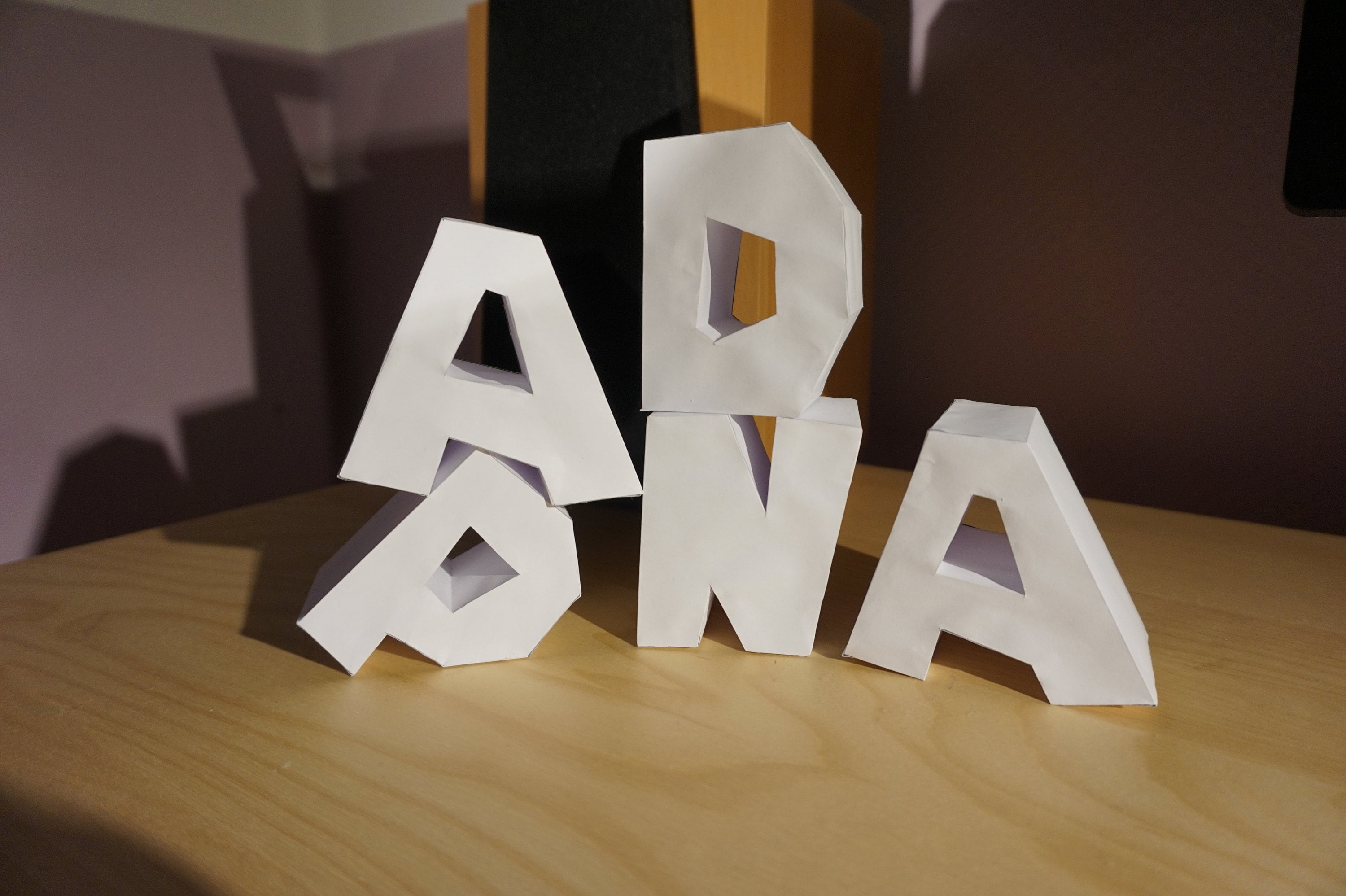 Papercraft ABC 3D Cartoon Letters Numbers DIY Decoration | Etsy