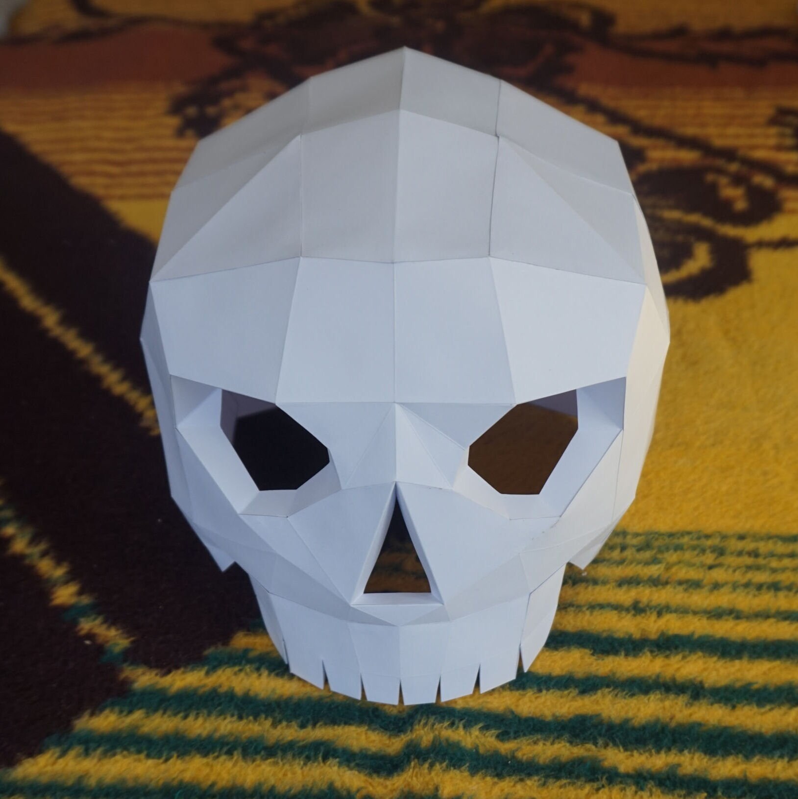3D Human Skull Mask Papercraft Helmet | Etsy