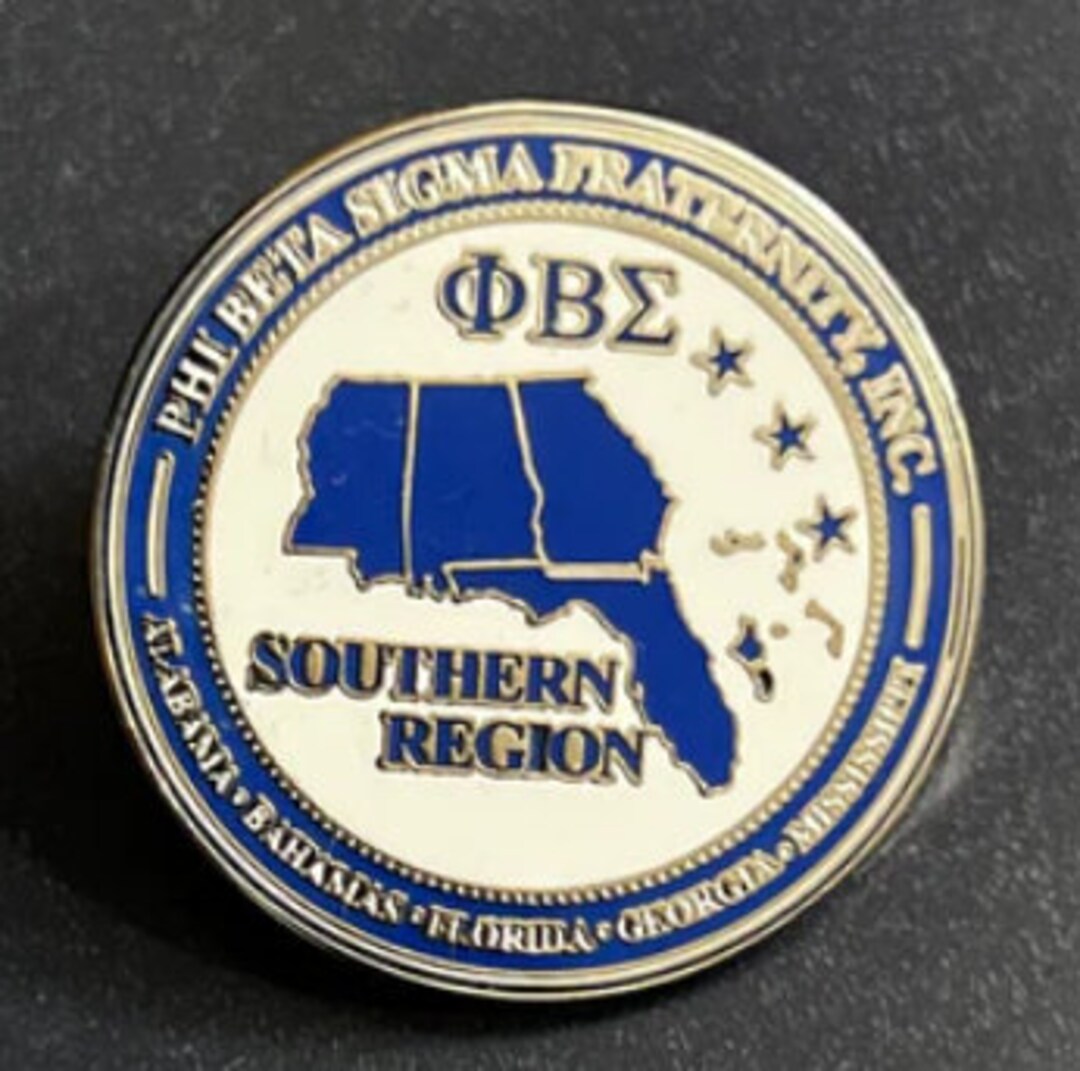 Phi Beta Sigma Fraternity Southern Region Lapel Pin - Etsy