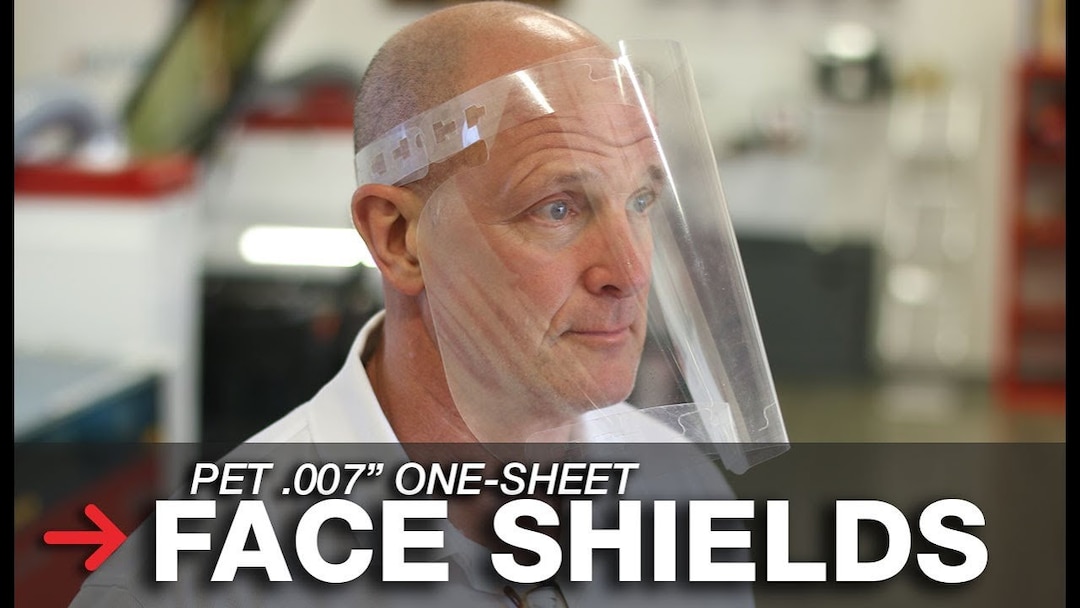 Laser Cut Flip-up Face Shield Template PDF File Laser Cut DIY Face Mask ...
