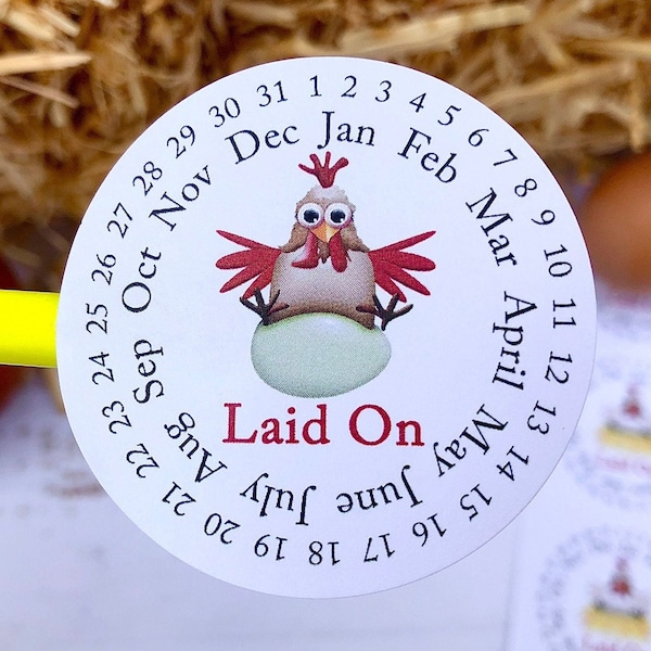 Egg Laid on Stickers - Etsy