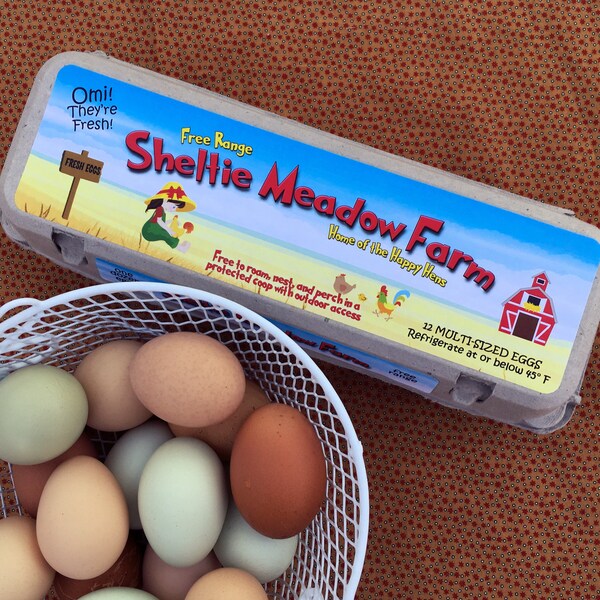 Farm Egg Labels - Etsy