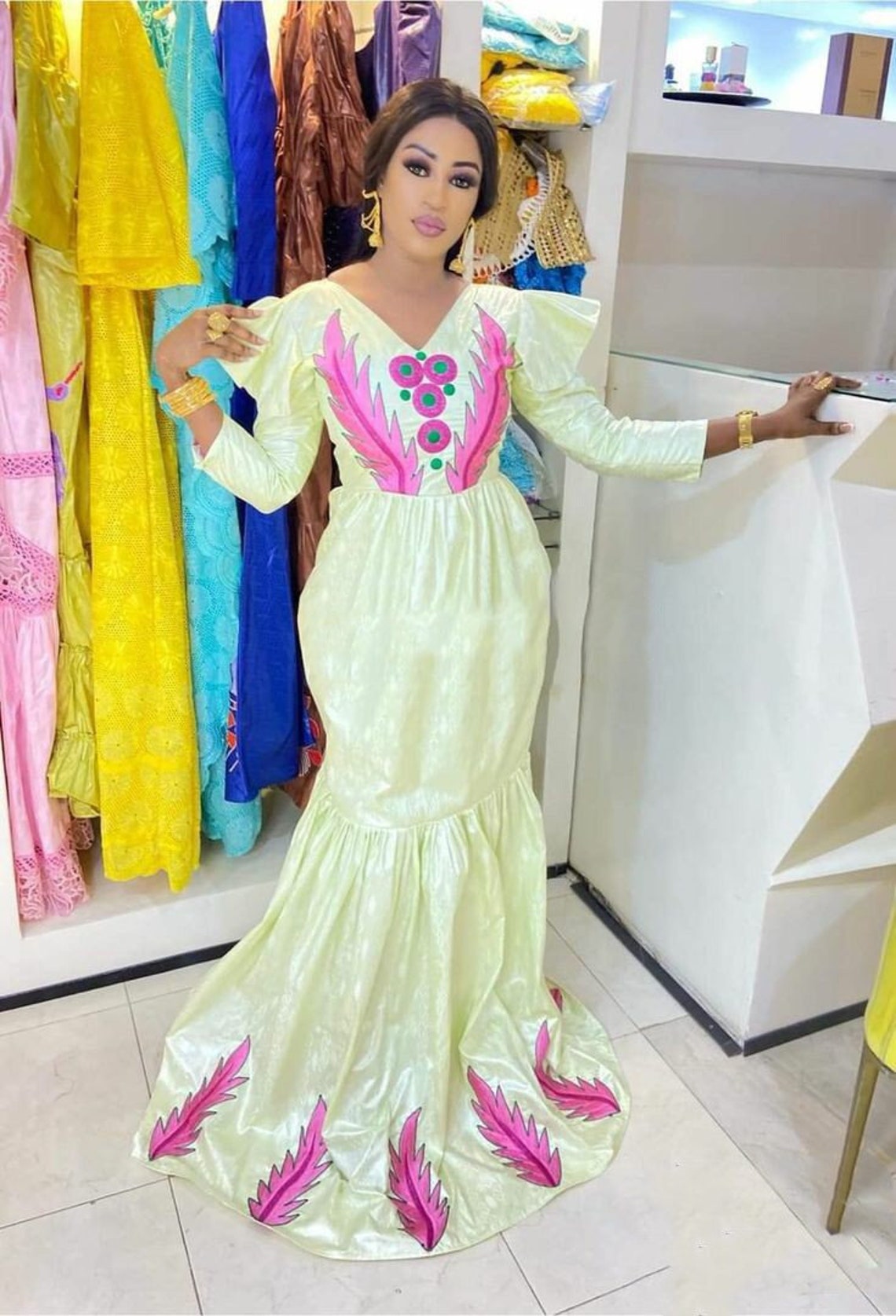 Bazin Riche Bazin Dress Bazin Getzner Bazin Senegalaise - Etsy