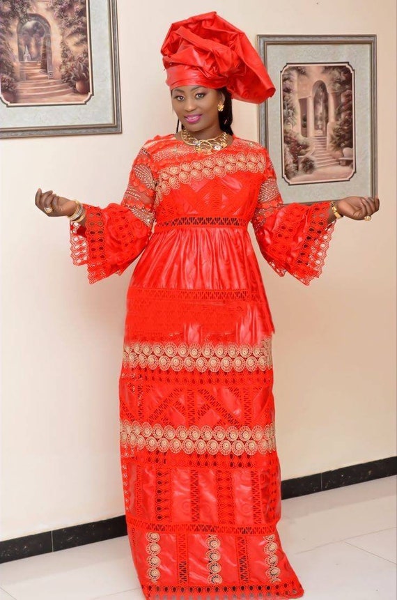 Bazin Riche Bazin Dress Bazin Getzner Bazin Senegalaise | Etsy