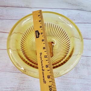 Vintage Golden Glow Glass Bowl, Honey Brown Yellow Gold Tone Beautiful ...