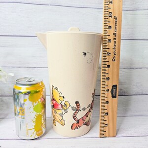Vintage Winnie the Pooh Bamboo Pitcher, Natural Colors Biodegradable ...