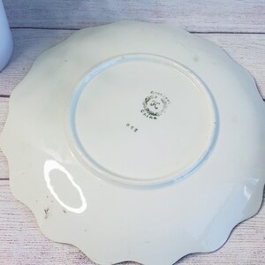 Antique Floral Serving Plate, Crescent K China, Art Deco Table Ware ...