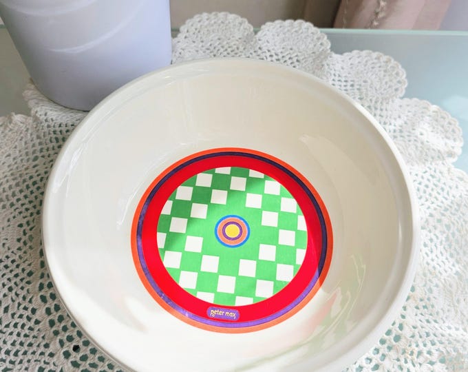 Mid Century Peter Max Dinner Plate by Iroquois New York, 60s 70s Era ...