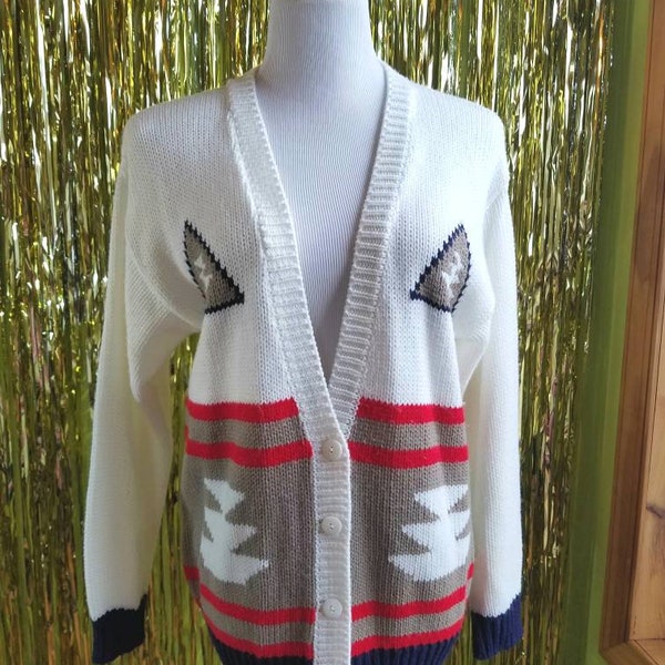 80s Triangle Sweater - Etsy