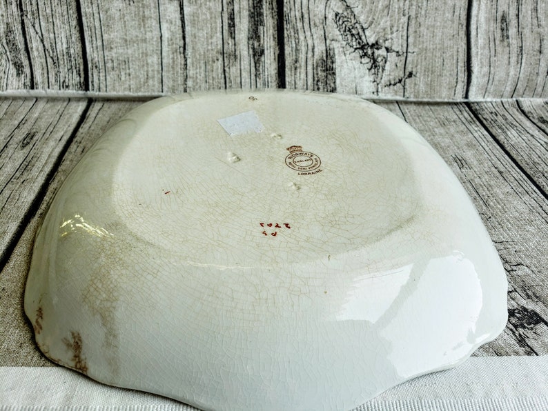 Antique Ceramic Square Plate Ridgways England Royal Semi - Etsy