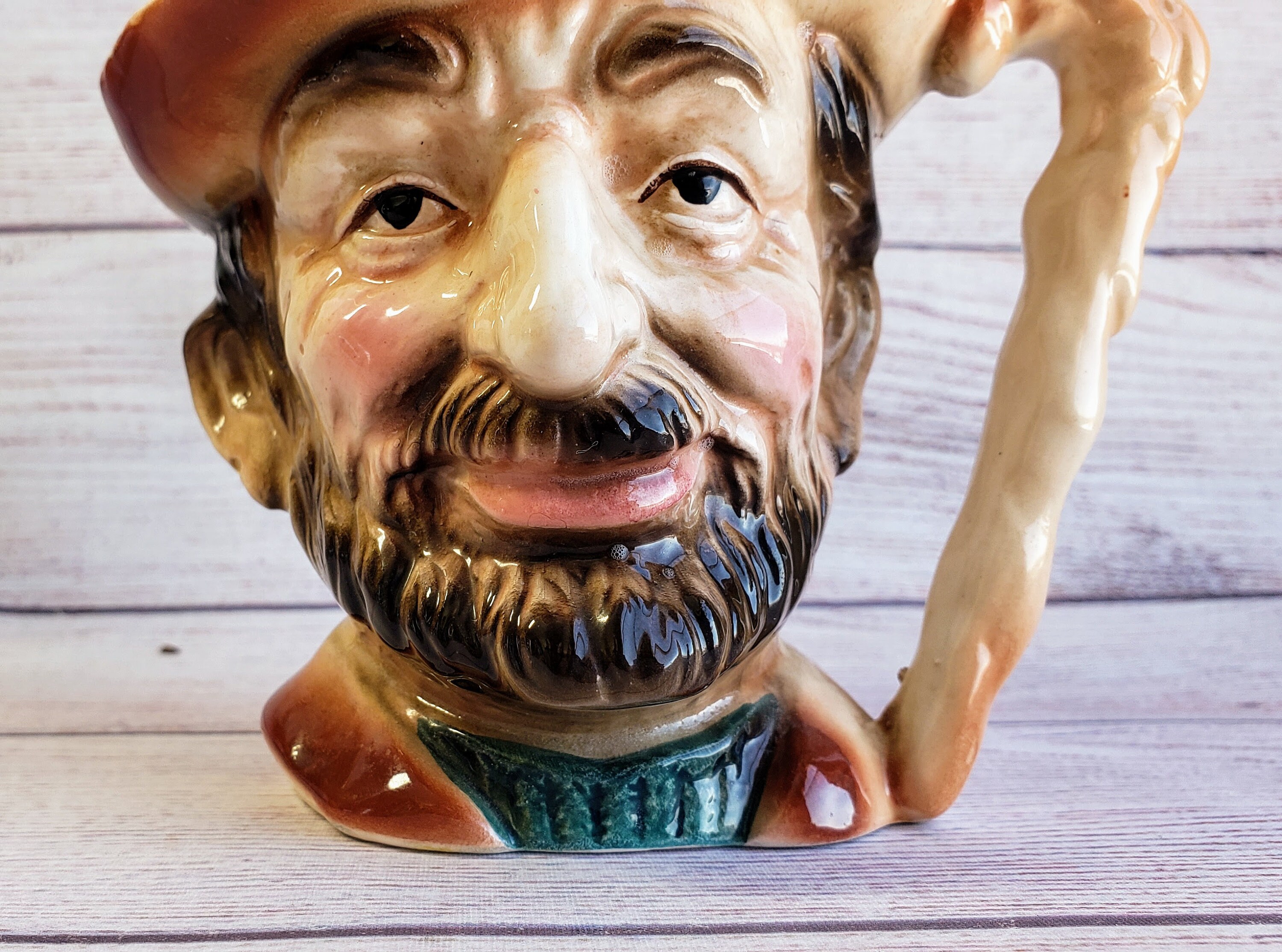 Vintage Toby Head, Ceramic Character Head Arnart Hand Painted 2225 ...