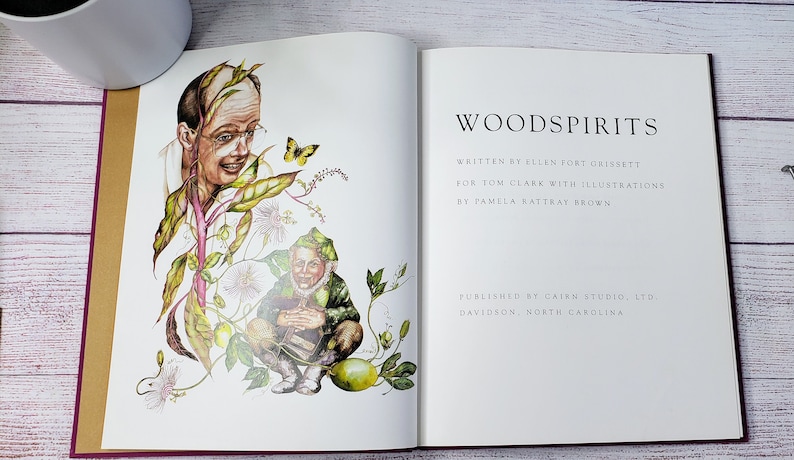 Woodspirits Book by Ellen Fort Grissett, Vintage Whimsical Illustrated ...