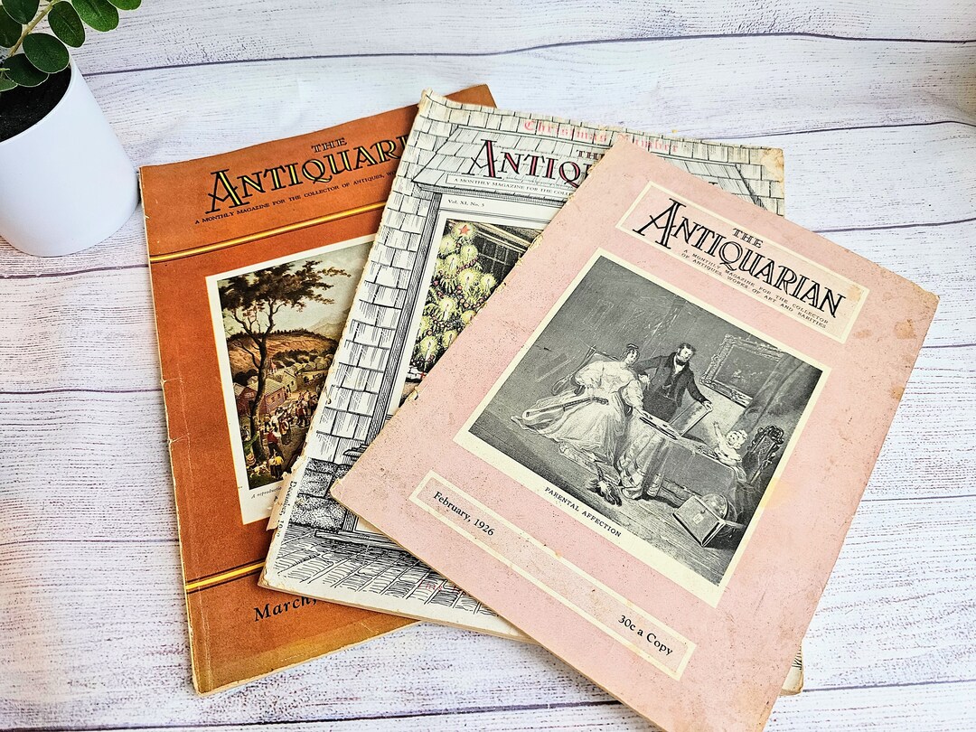 Antique Magazines the Antiquarian, Resources About Work of Art and ...