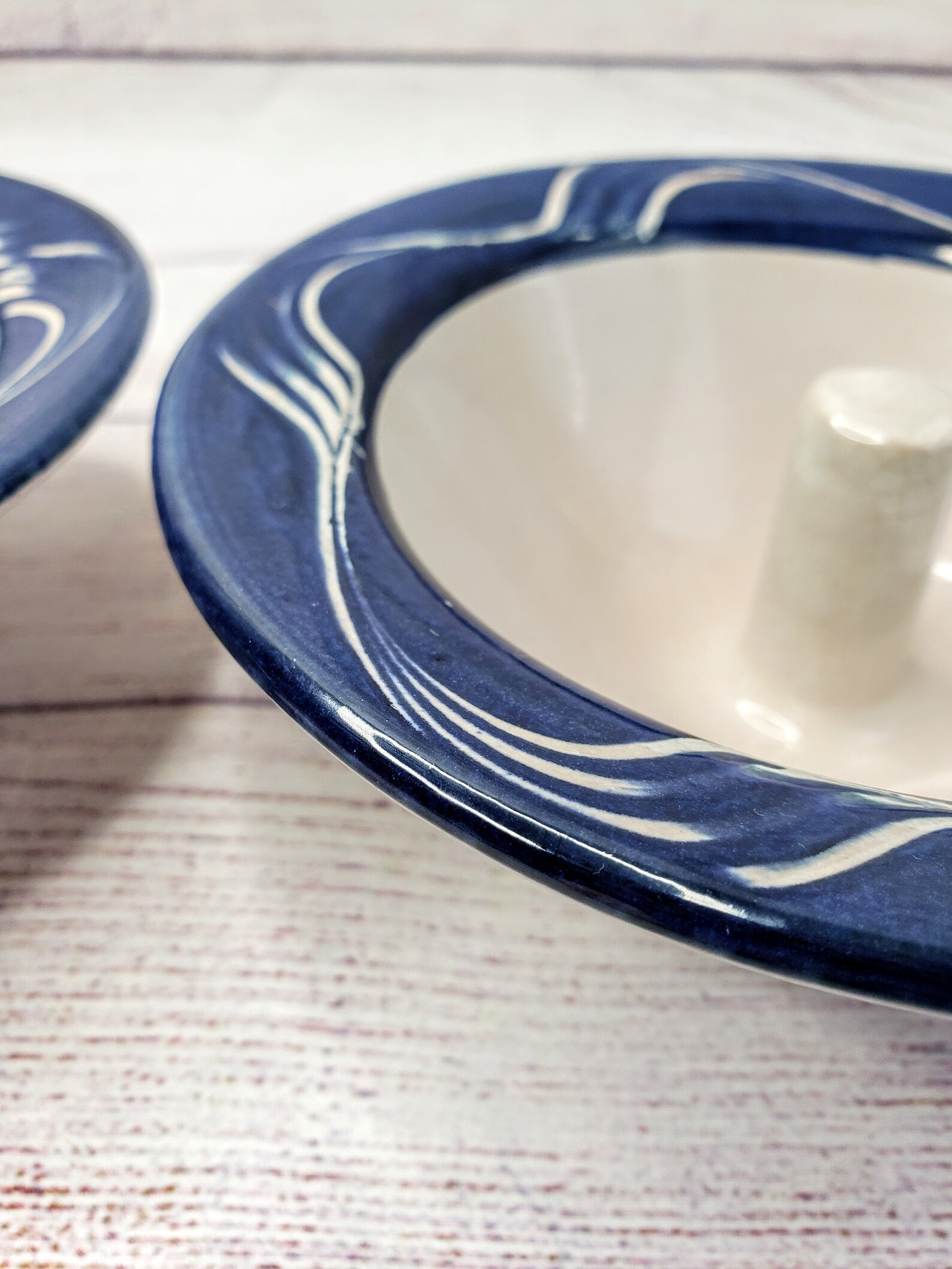 Vintage Pottery, the Original Apple Baker, Handmade Glazed Terracotta ...