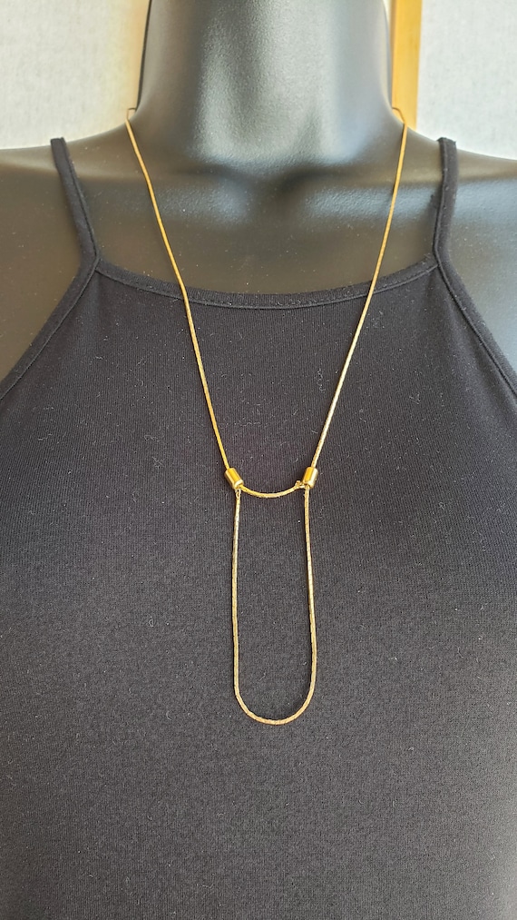 Elegant Versatile Cobra Chain Necklace with Adjustabl… - Gem