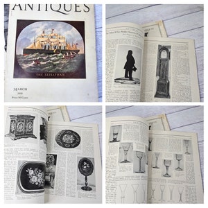 1920s Antique Magazines the Antiquarian, Resources About Work of Art ...