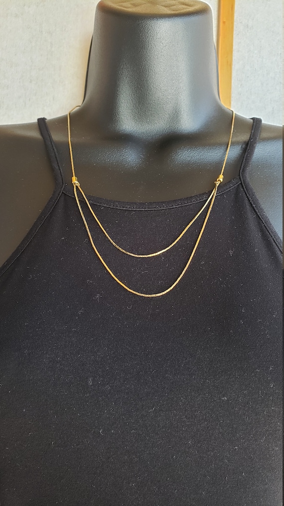 Elegant Versatile Cobra Chain Necklace with Adjustabl… - Gem