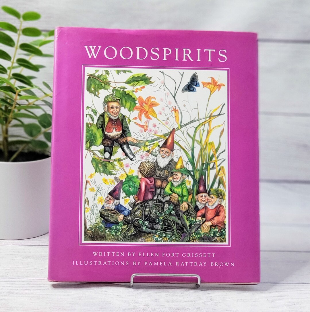 Woodspirits Book by Ellen Fort Grissett, Vintage Whimsical Illustrated ...