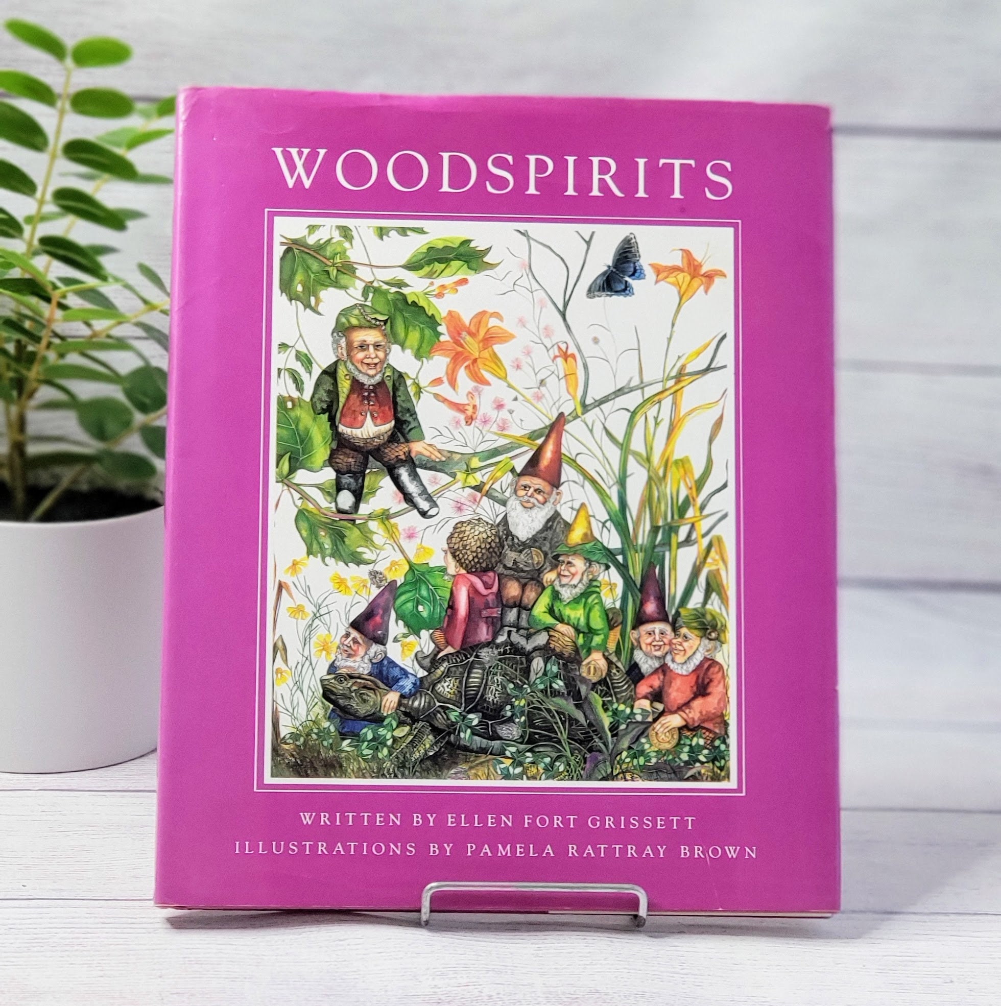 Woodspirits Book by Ellen Fort Grissett, Vintage Whimsical Illustrated ...
