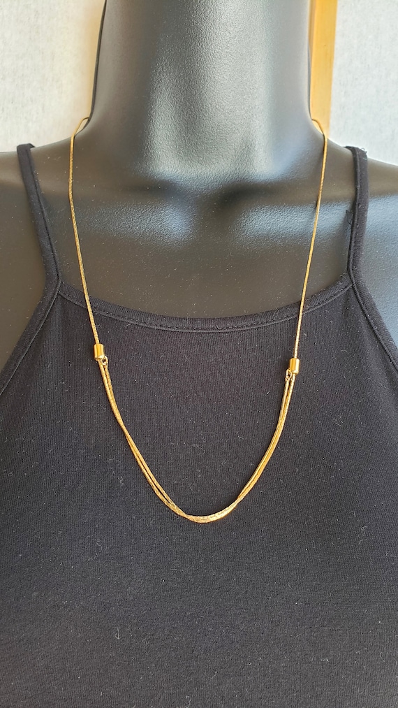 Elegant Versatile Cobra Chain Necklace with Adjustabl… - Gem