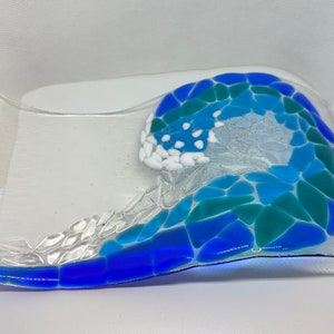 Fused Glass Ocean Wave Artwork - 5x9.25 Inches - Etsy
