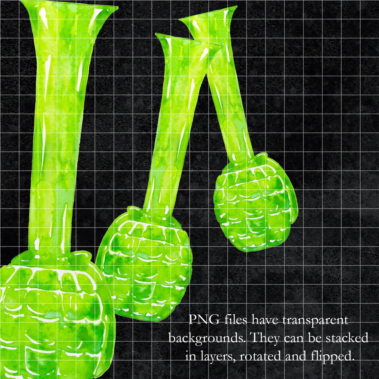 WATERCOLOR Hand Grenade Drink Clip Art Hand Painted Party | Etsy