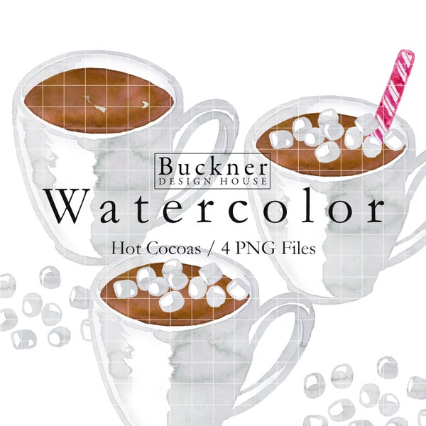 Hot Cocoa Clipart - Etsy