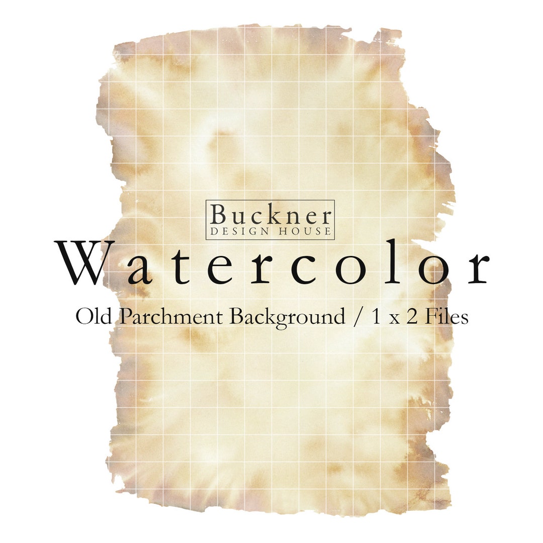 WATERCOLOR Parchment Paper Clip Art - Illustration - Old Paper ...