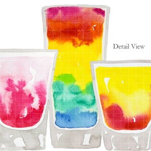 WATERCOLOR Liquor Shots Clip Art Bundle - Shot Glasses - Whiskey ...