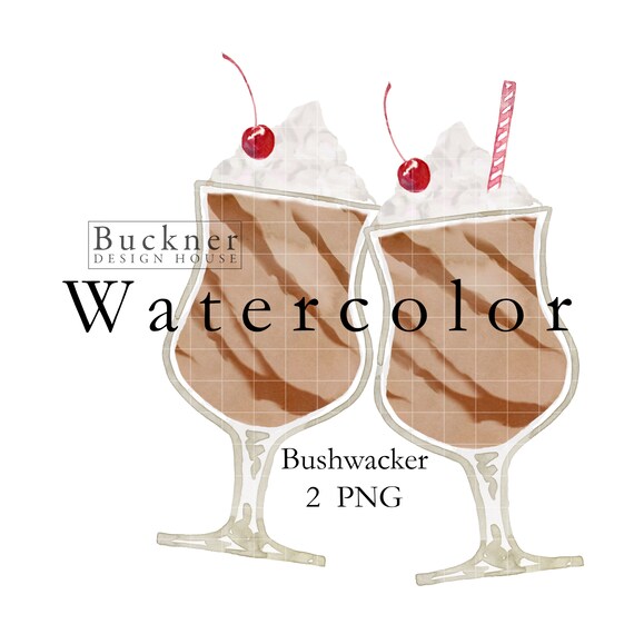 WATERCOLOR Bushwacker Clip Art Large Bushwacker Illustration - Etsy