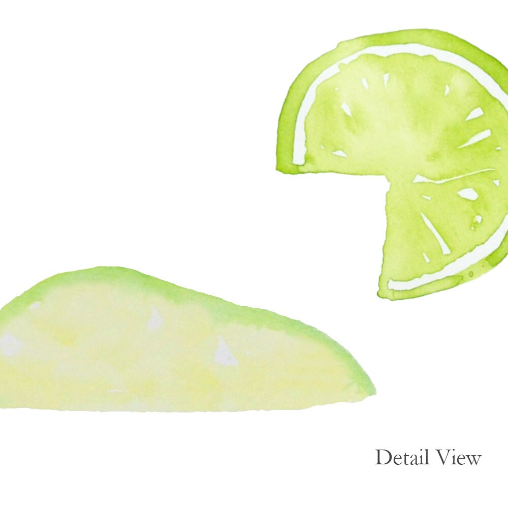 WATERCOLOR Green Cocktail Clip Art Illustration Peartini - Etsy