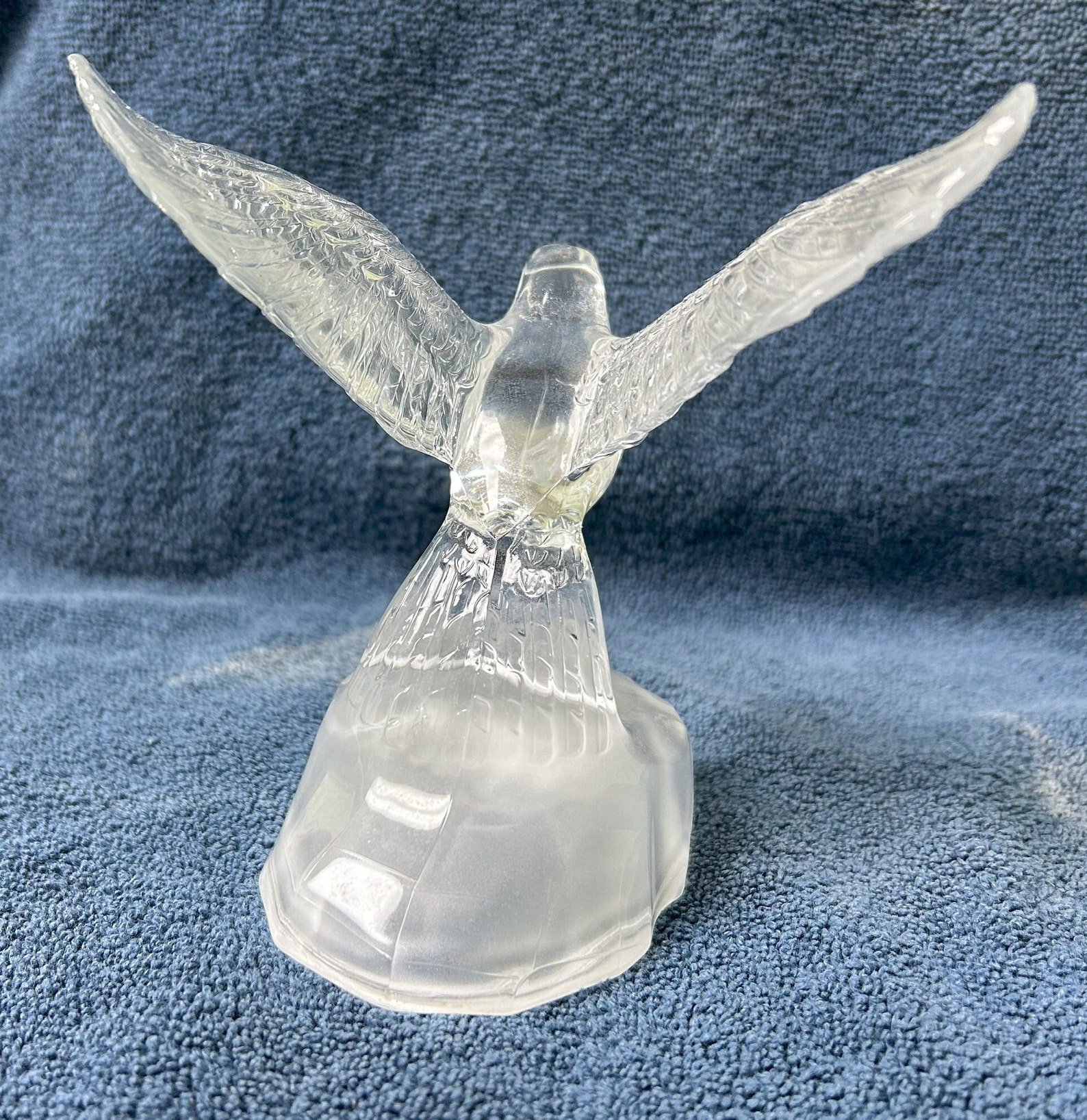 Vintage Cristal D'arques Lead Crystal Dove Figurine - Etsy