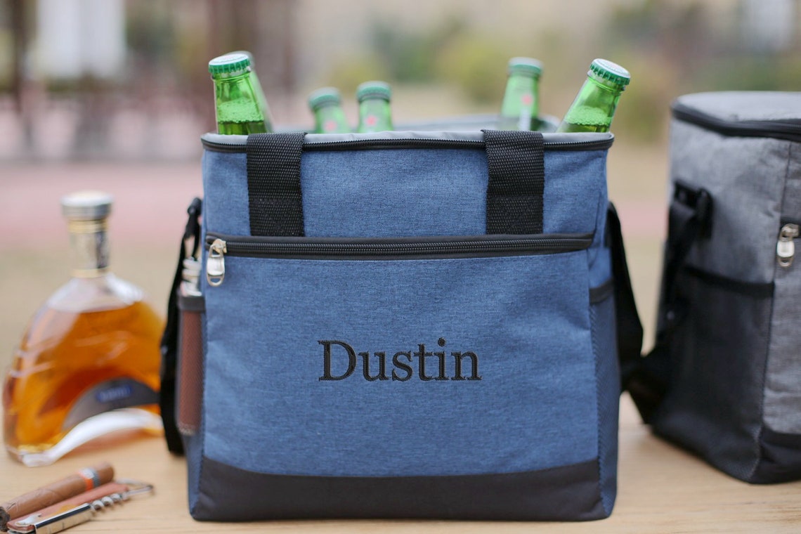 Groomsmen Gifts Personalized Beer Cooler Bag Insulated Beer - Etsy