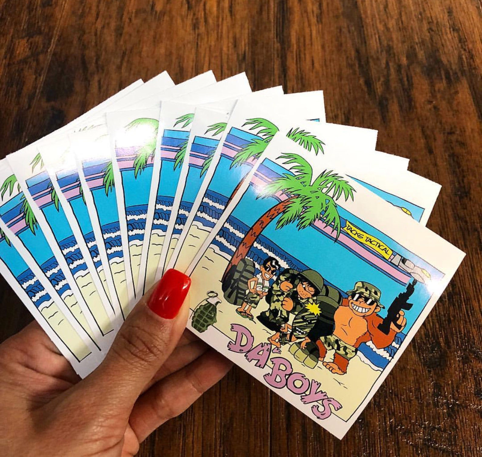 100 Full Color Sticker Labels, Graphic Stickers, Personalized Labels ...