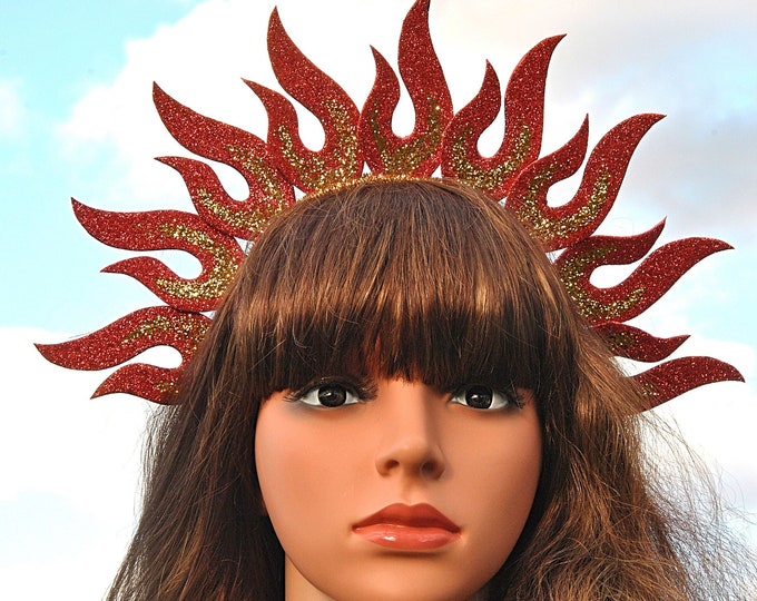 Kevlar Fire Headdress, Steel Frame, Performance Headpiece - Etsy Canada