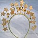 Celestial headpieceGold star headband stars halo crown | Etsy