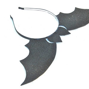 Bath Wings Headpiece Halloween Crown Black Bath Headband - Etsy