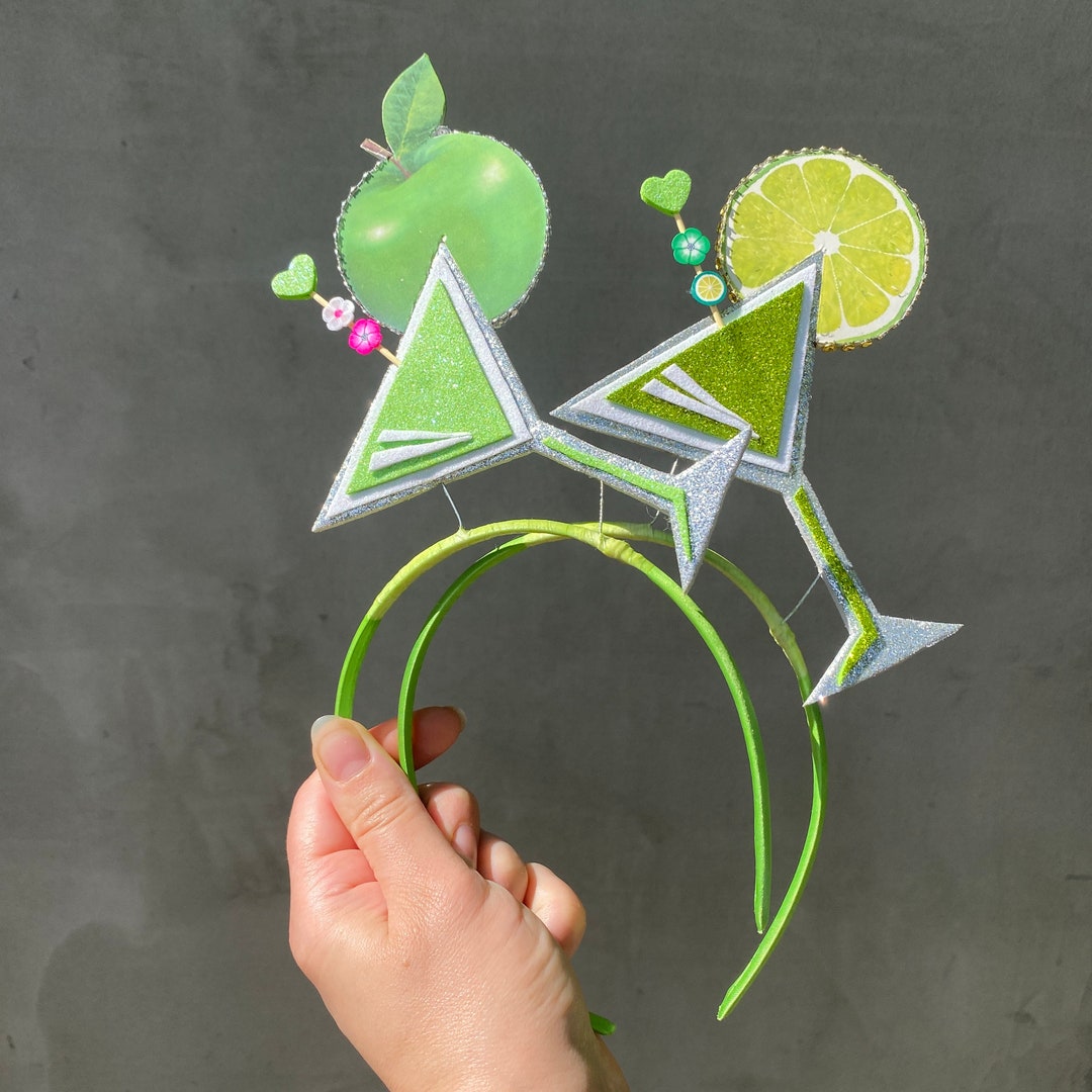 Martini Headband Martini Costume Headpiece Martini Fascinator Cocktail ...