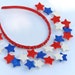 Independence Day Headpiece Stars Crown Hair Piece Red White - Etsy