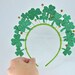 Shamrock Headband St Patricks Day Headpiece Shamrock Clover Headband ...