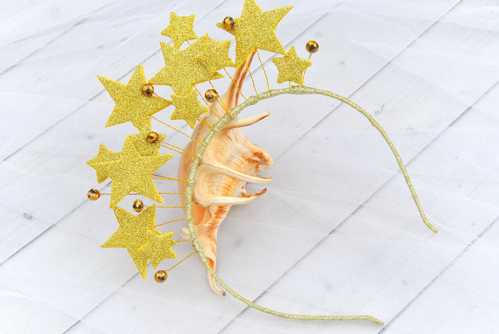 Silver Star Crown Celestial Headpiece Bridal Star Halo Crown - Etsy