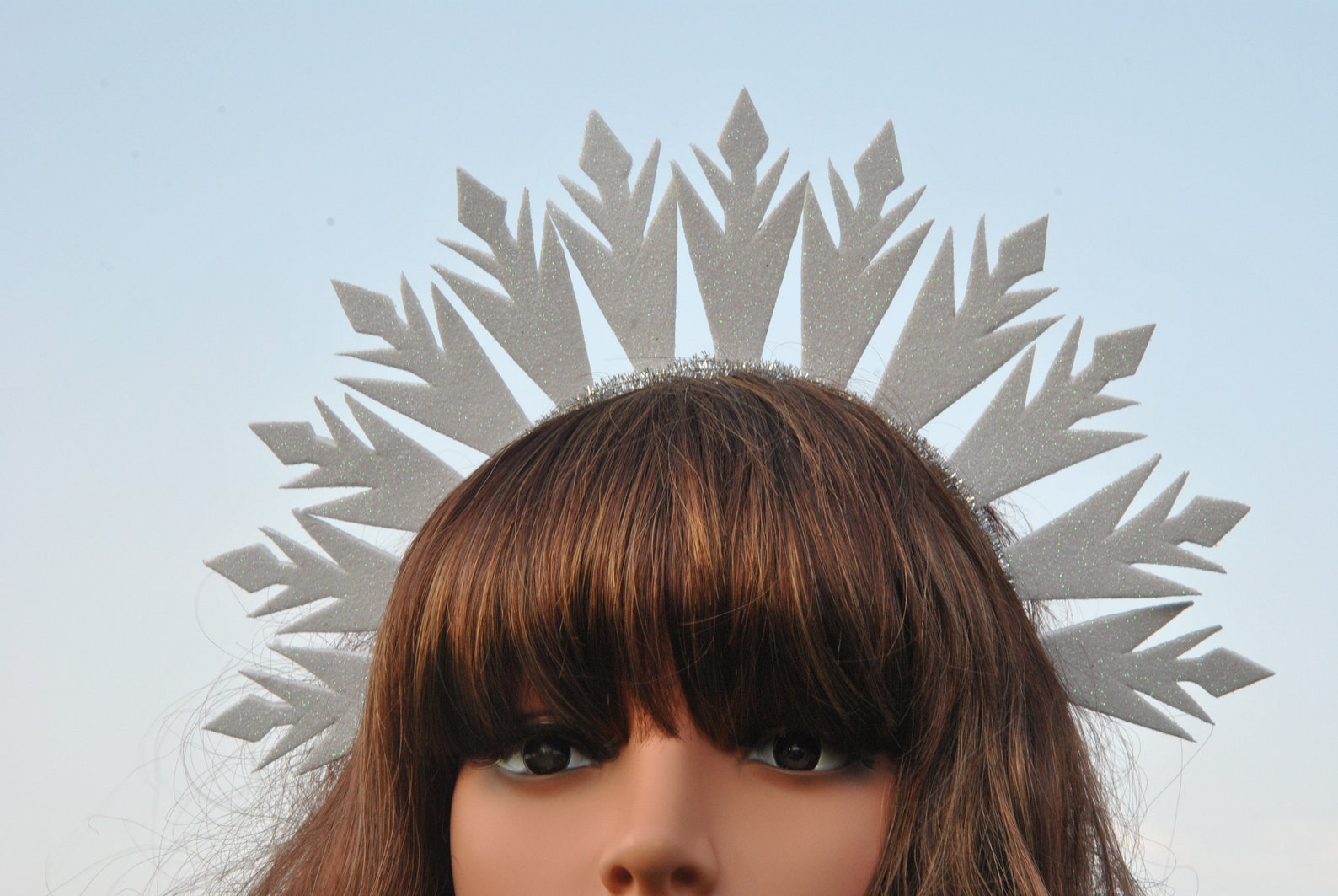 Snowflake Headband Christmas Tiara Crown Ice Queen Headpiece - Etsy