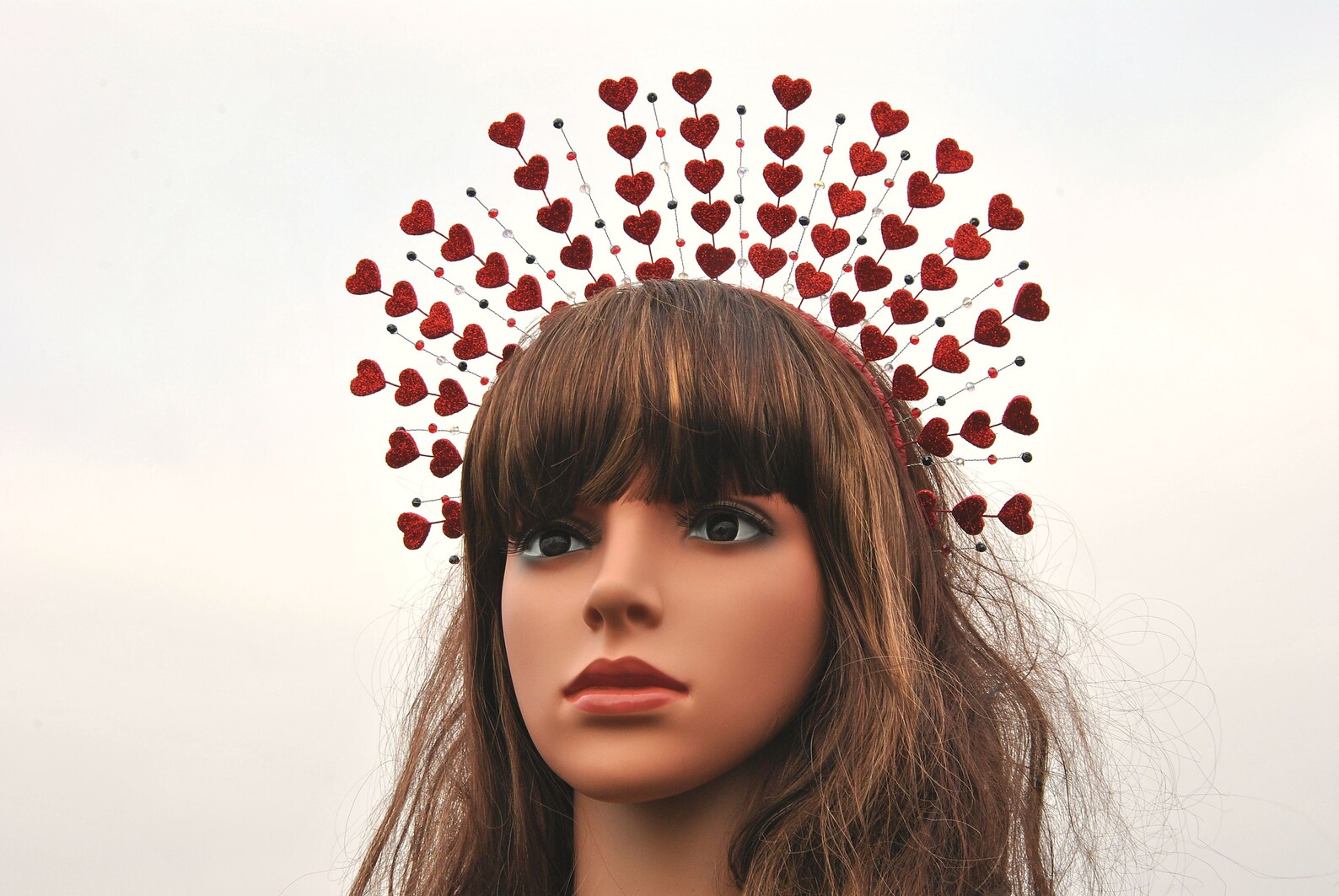 Cupid Headband Valentines Heart Headband Queen of Hearts Crown - Etsy