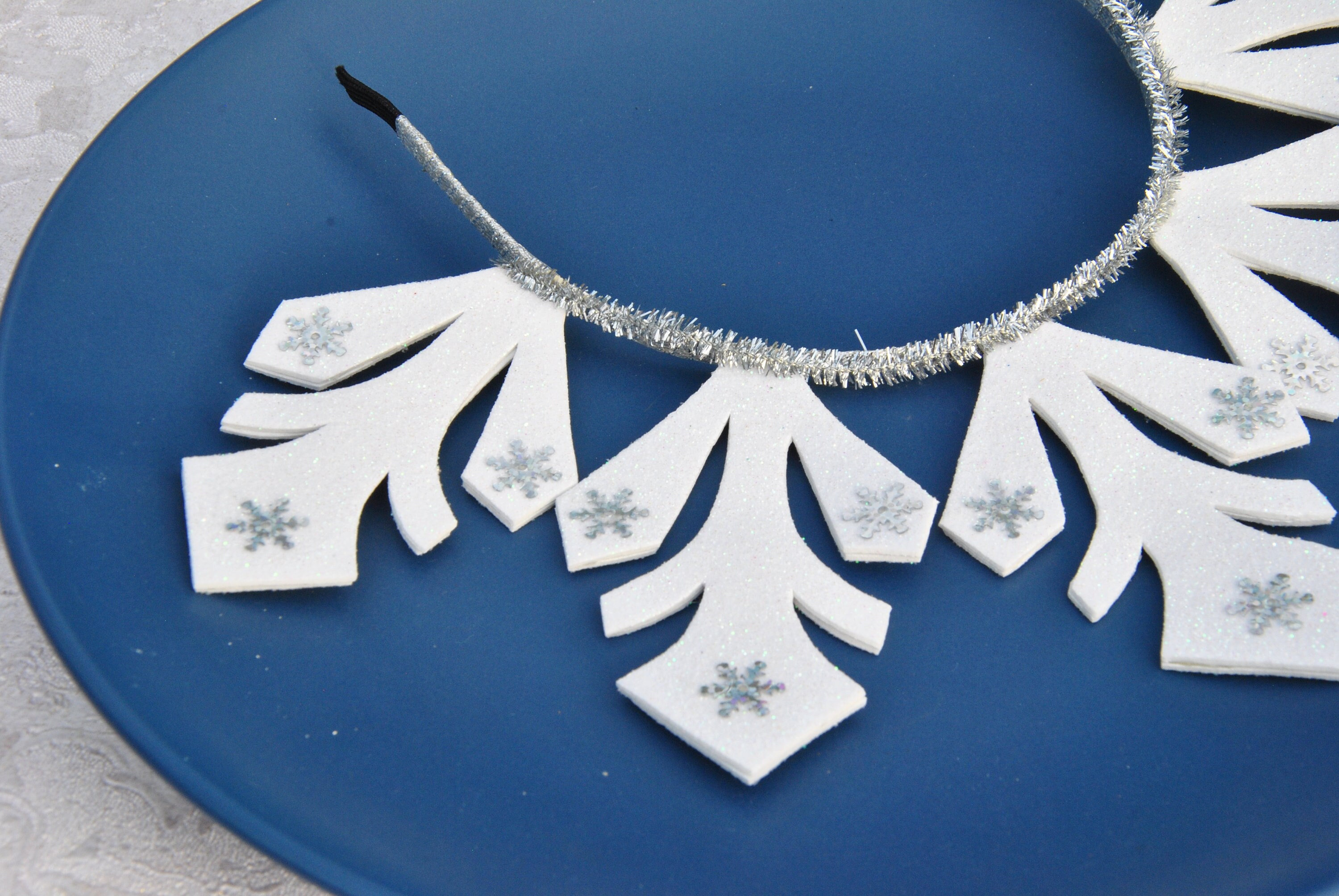 Snowflake Crown Ice Queen Tiara Christmas Frozen Headpiece - Etsy